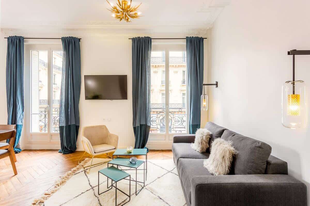 Habitat Parisien - 2br/2 Ba - A/c -Balcony- Opéra - París