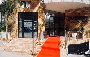 Entrada do alojamento