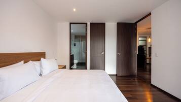 Apartamento júnior, cozinha | Espaço de trabalho para notebook, Wi-Fi de cortesia