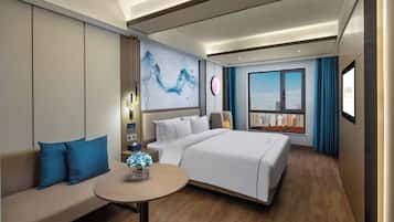 Quarto Individual Executivo | Edredões de penas, secretária