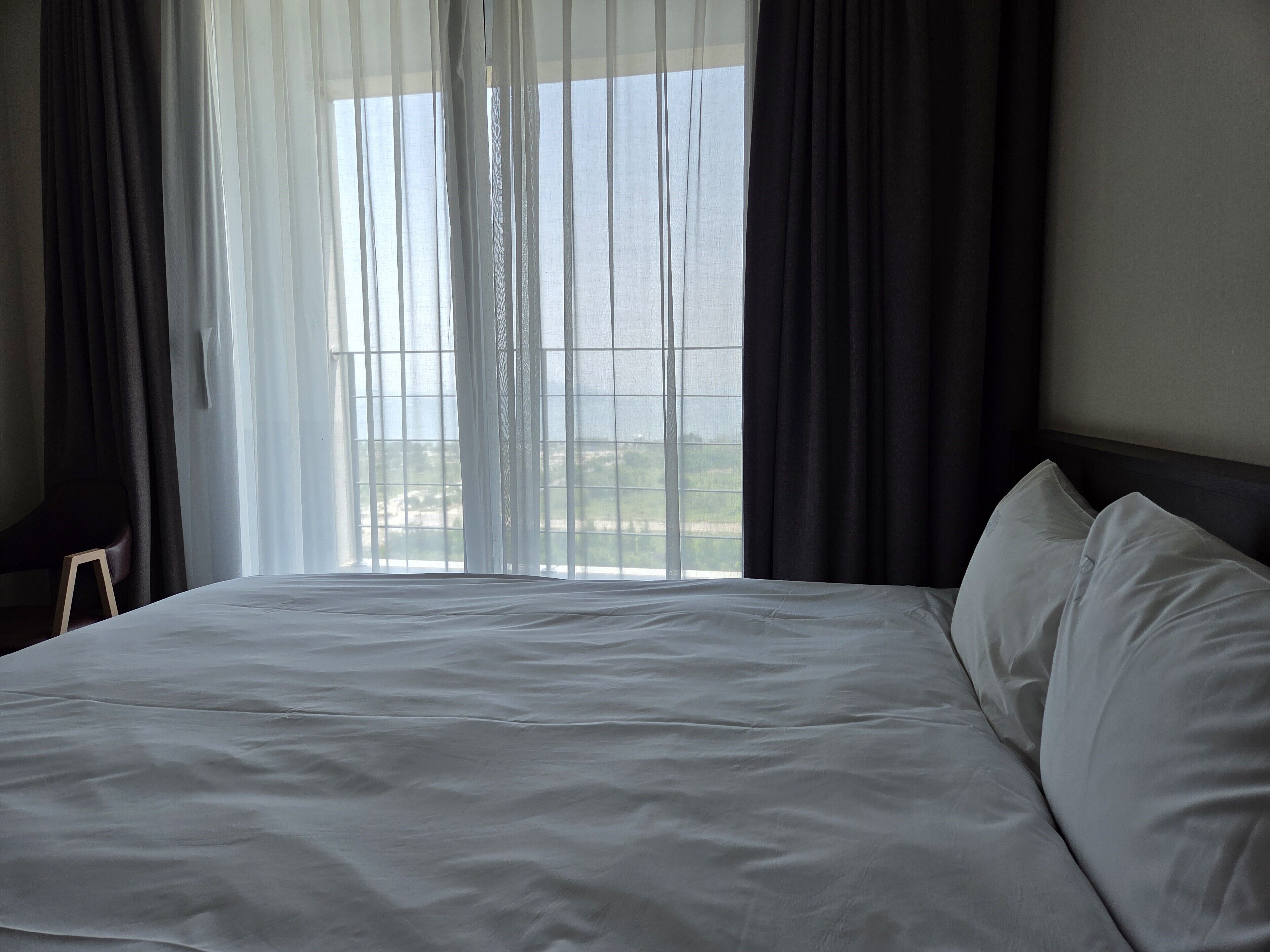 Quarto casal, sacada, vista para o mar | Wi-Fi de cortesia