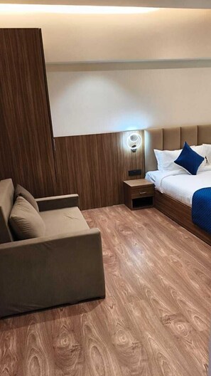 Quarto casal luxo | Área de estar