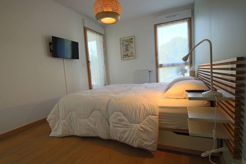 Appartement T2 40m² 2 Chambres, Garage, Proche Lac - 엑쓰 레 방