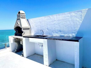 Apartamento, 2 quartos, varanda | Terrenos do alojamento