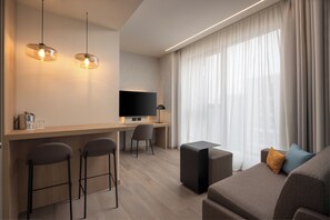 Apartamento, 1 cama King | Área de estar