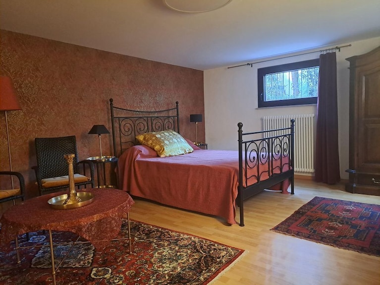 Double Room, Shower/toilet On The Floor, Garden Side - Paradise Garden On The Banks Of The Saale - Bad Kissingen