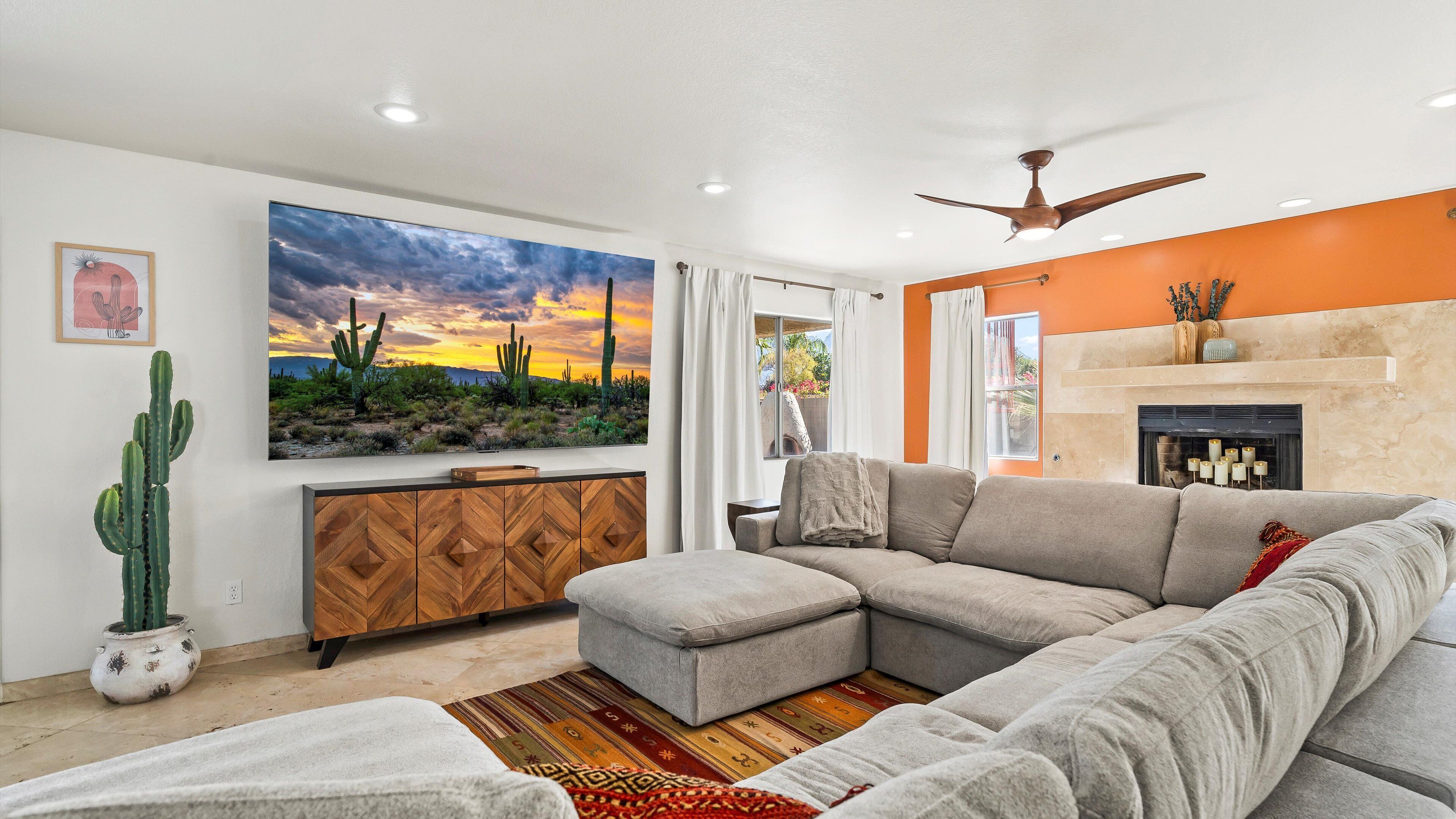 Luxury 4br Retreat W/ Heated^ Pool, Spa, Game Room & 98 Smart Tv - New Listing - Oro Valley, AZ