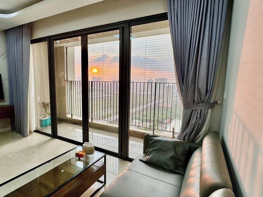 Apartamento premium, 3 quartos, sacada, vista para a cidade | Vista do quarto