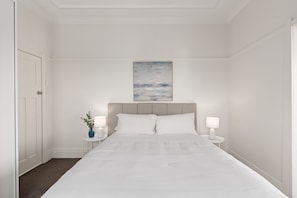 Apartamento | 2 quartos, espaço de trabalho para notebook, roupa de cama
