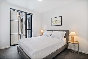 Apartamento | 2 quartos, roupa de cama