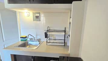 Apartamento, 1 quarto, varanda, Vista para a cidade | Cozinha privada
