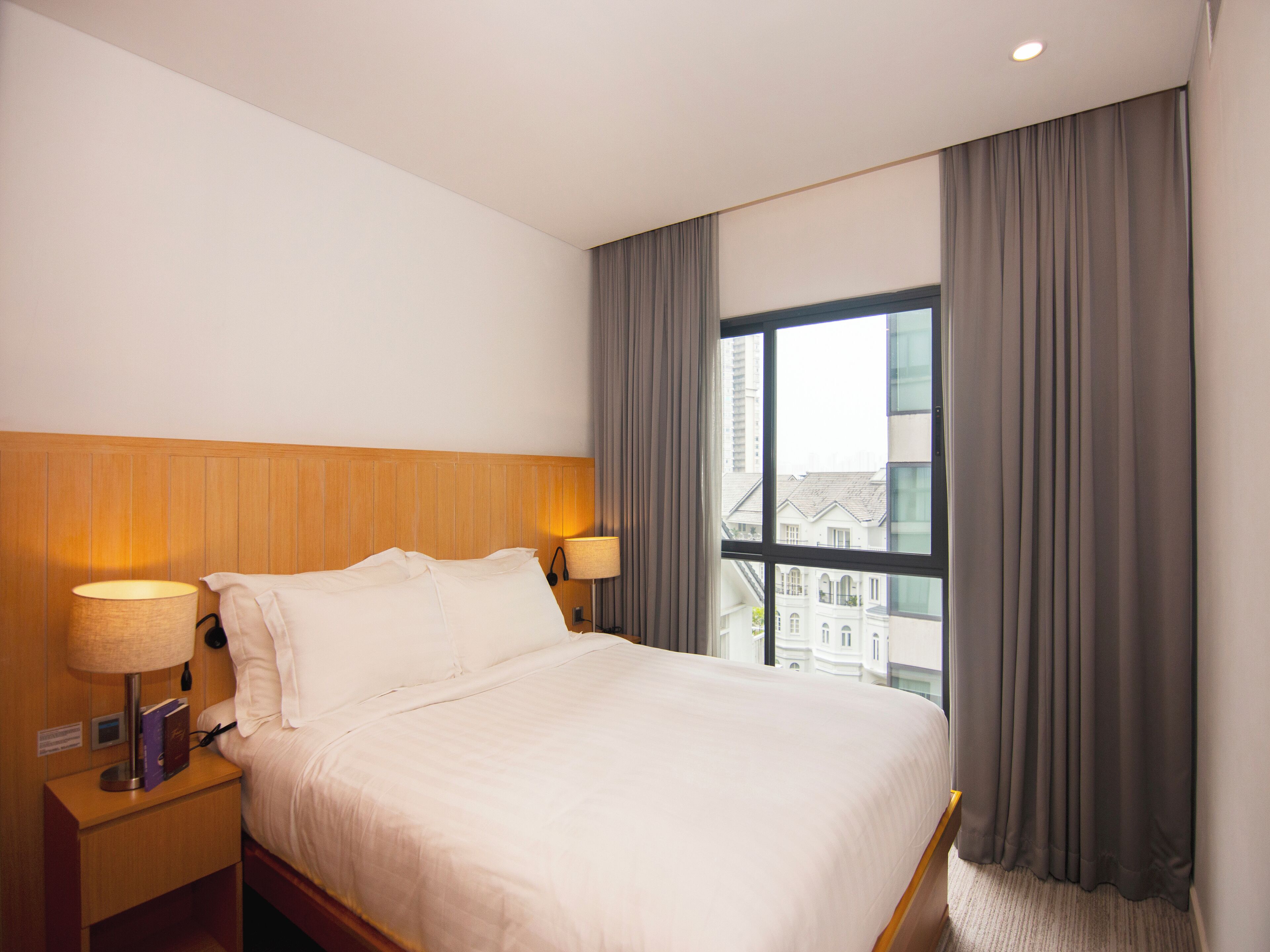 Estúdio Premium, Vista para a cidade | Lençóis de algodão egípcio, roupa de alta qualidade 