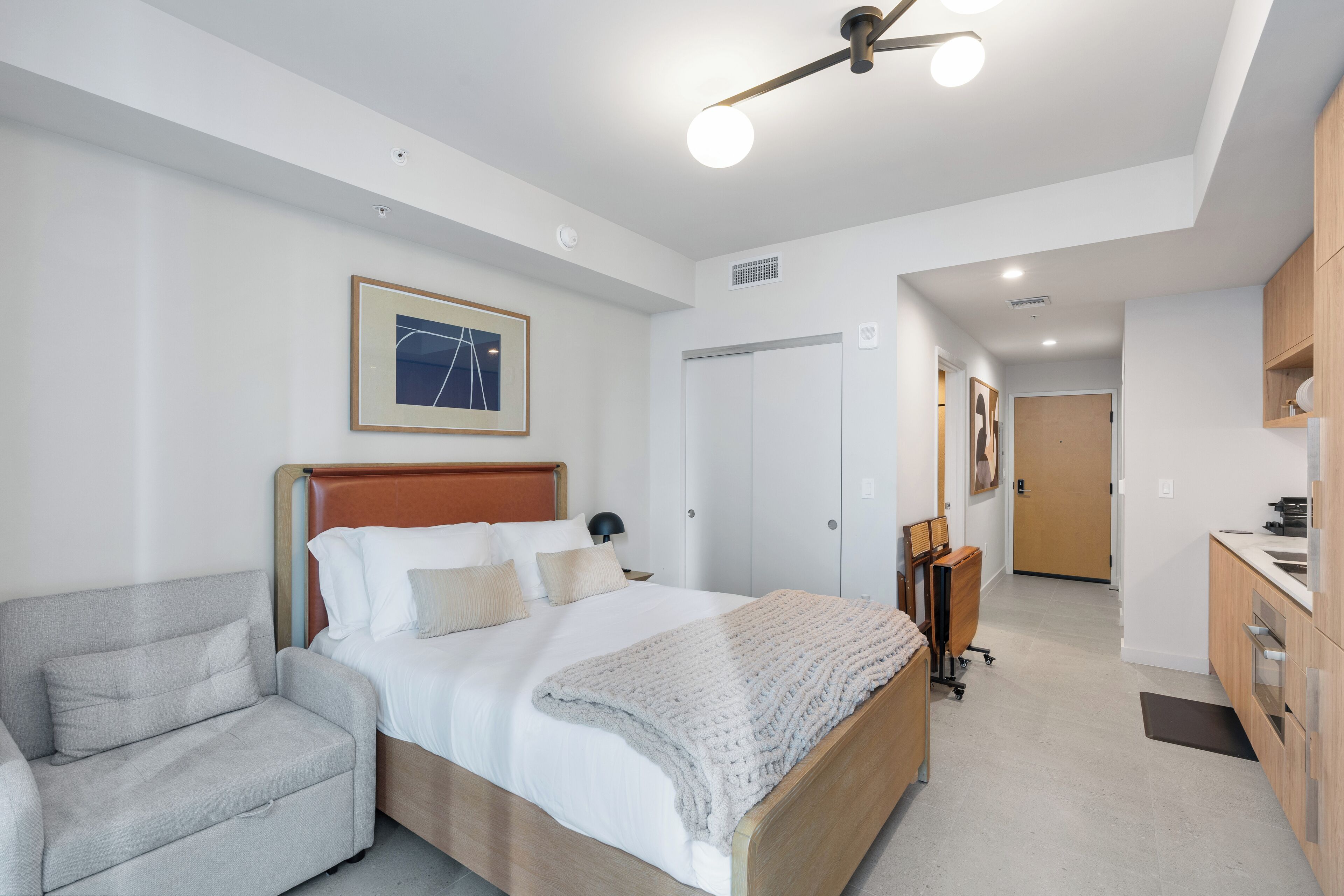 Estúdio Panorâmico | Wi-fi grátis, roupa de cama fornecida 