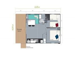 Casa | Planta do andar