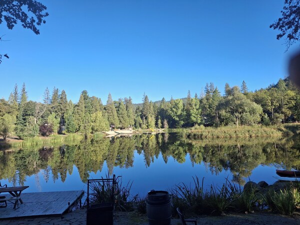 1br Dog-friendly Lakefront Cabin W/ Canoes - Sonora, CA
