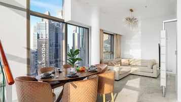 Opções para refeição no quarto