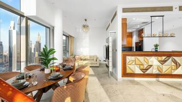 Opções para refeição no quarto