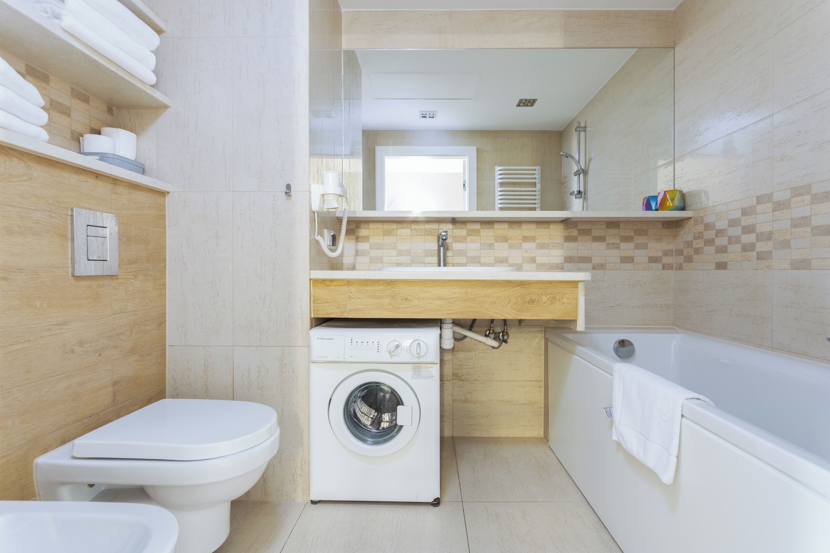 Apartamento (84) | Casa de banho | Um polibã, toalhas fornecidas 