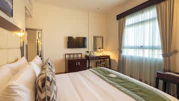 Quarto Duplo Superior | Cofre no quarto, secretária, ferro/tábua de engomar, Wi-fi grátis