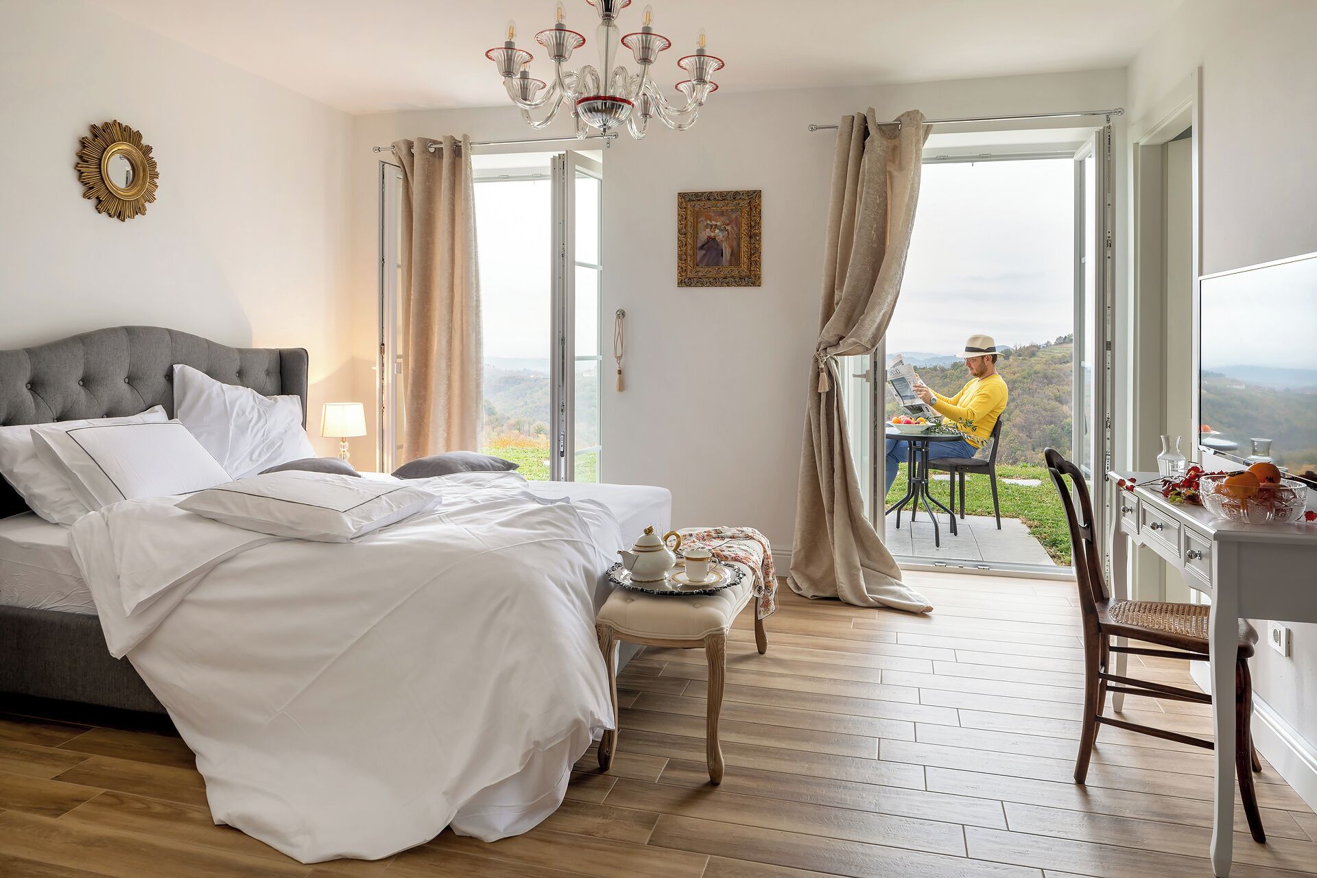 Luxury Hilltop Vineyard Villa,kojsko- 6br/6ba, Private Pool, Endless Views - Gorizia