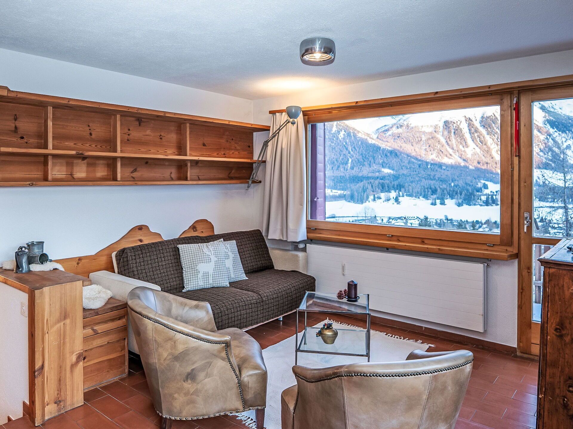 Angenehme Wohnung Für 4 Leute Mit  W-lan, Tv, Balkon, Haustiere Erlaubt Und Panoramablick - Celerina/Schlarigna