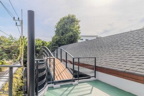 Terraço no piso superior