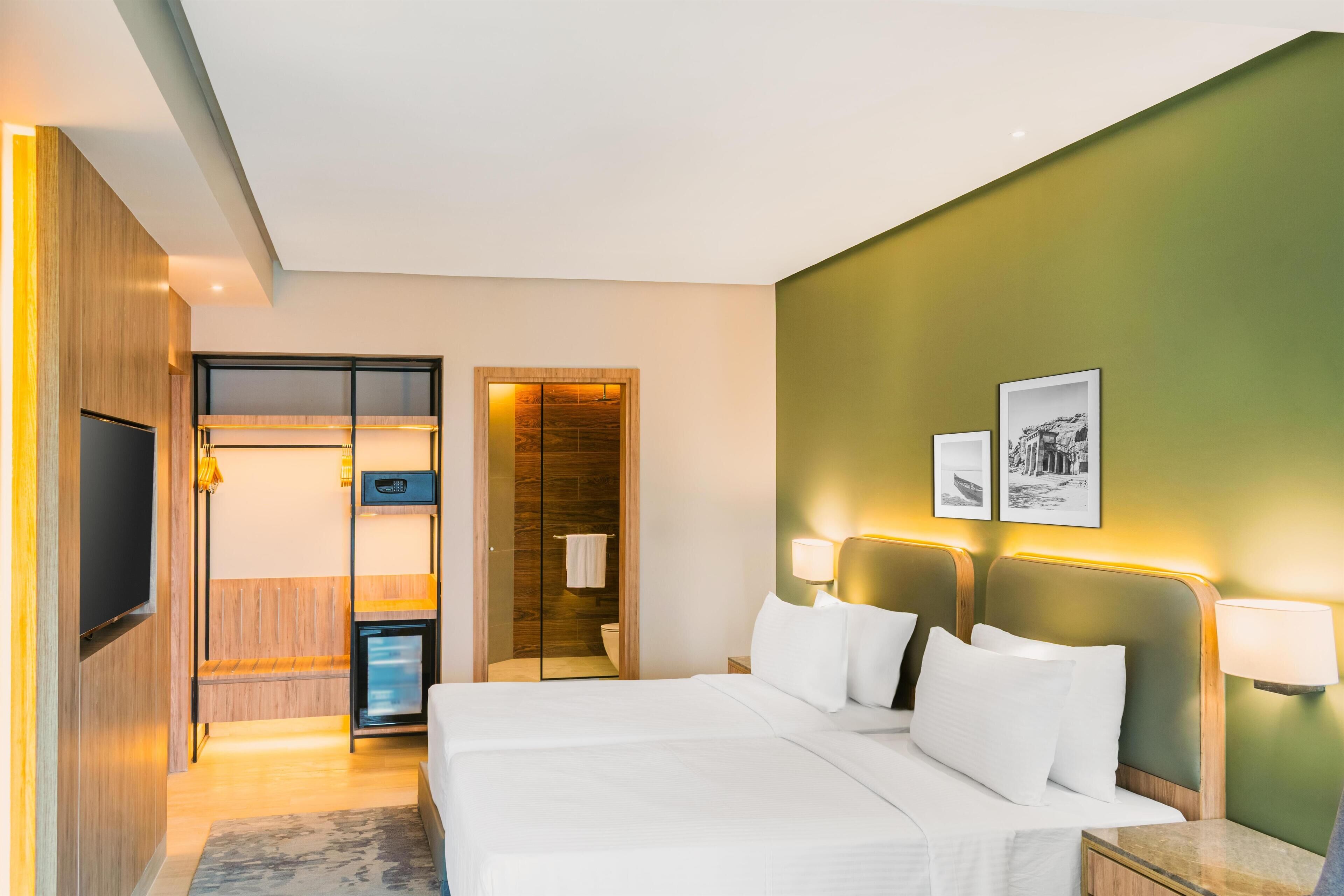 Quarto Executivo | Roupa de cama fornecida 