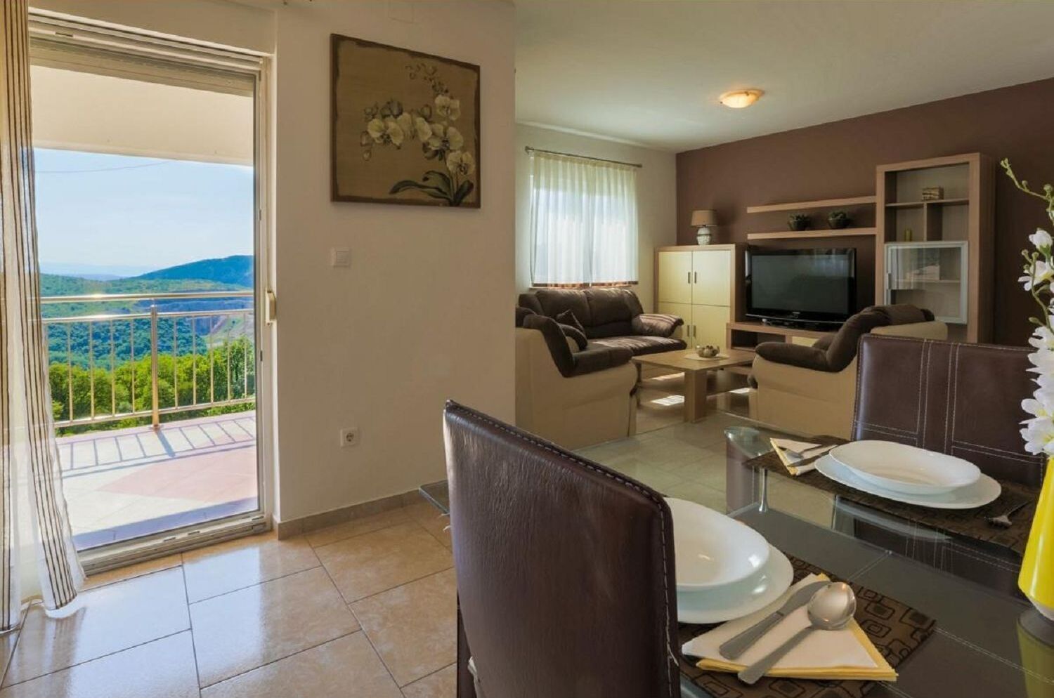 Appartamento Speciale Con Piscina, Barbecue, Lavatrice, Vista Mare, Aria Condizionata - Selce