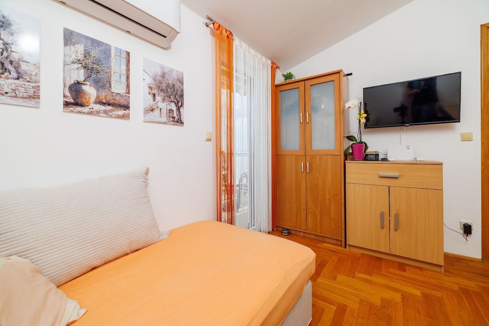 Bright apartment just 510 metres from the sandy beach with sea views ...