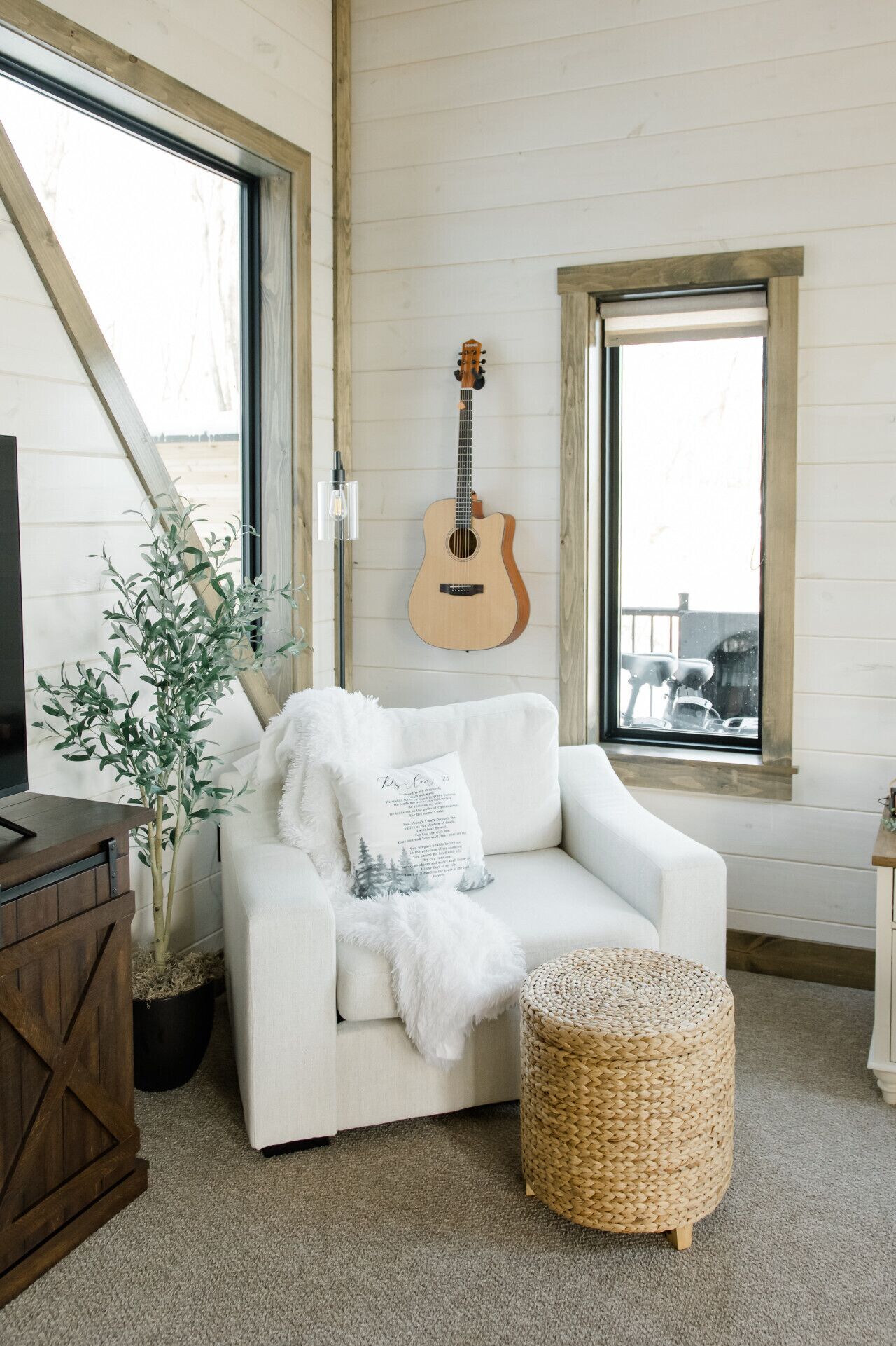 Mountain-top A-frame Retreat | Rooftop Hot Tub - Pillow