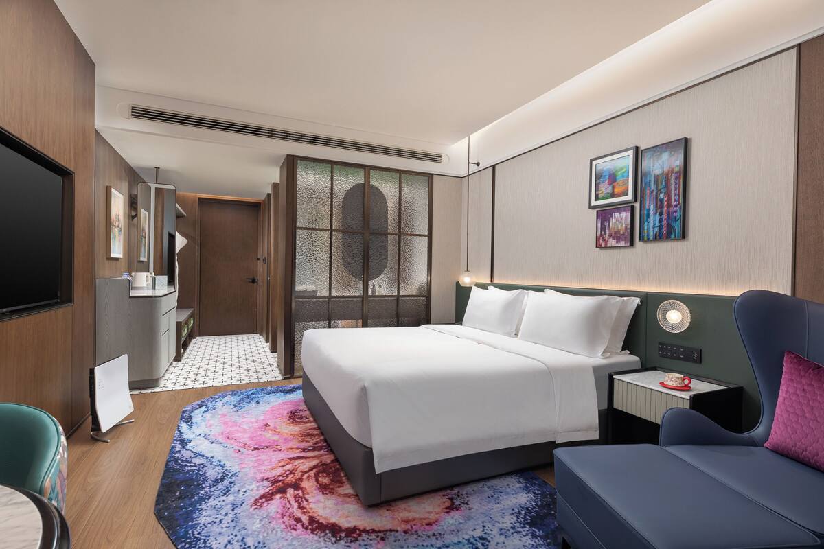 Quarto Nobre, 1 cama individual | Roupa de alta qualidade, minibar grátis, cortinas/cortinados opacos