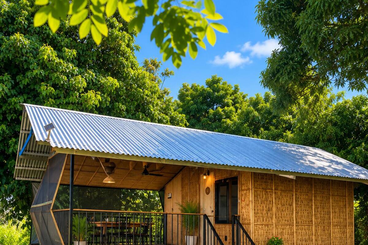 Cabana família, sacada, vista para a montanha | Terraço/pátio