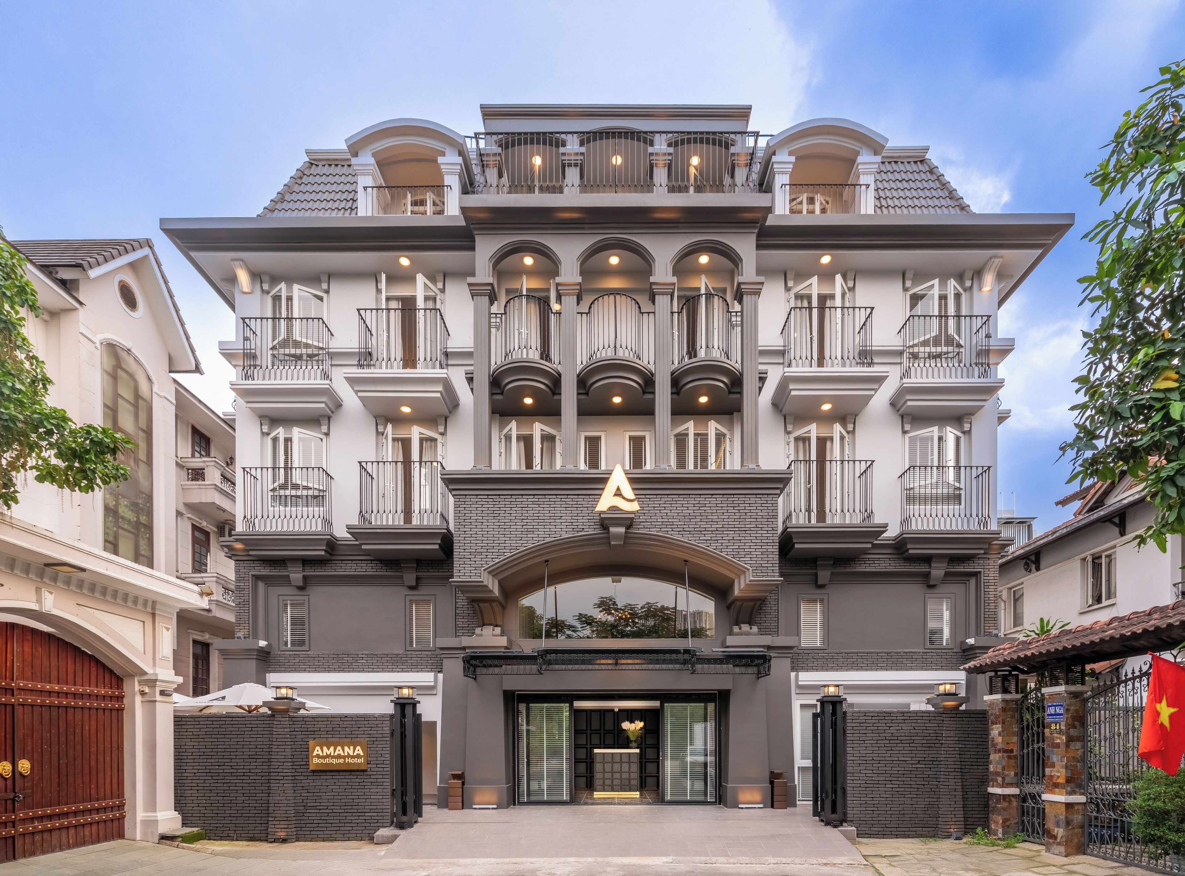 Fachada da propriedade