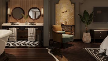 Artigos de higiene pessoal grátis, um secador de cabelo, chinelos