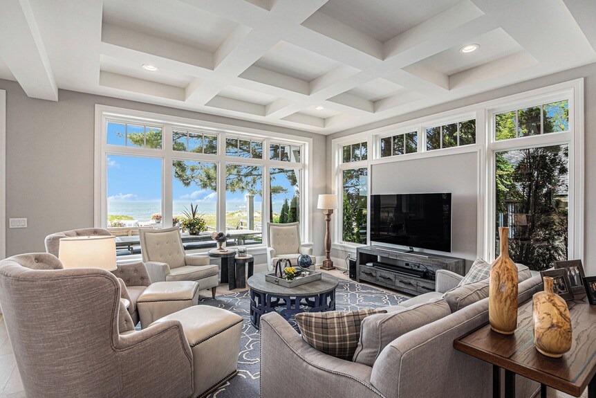 Luxurious 6-bedroom Beach House On Lake Michigan Between Holland And Grand Haven - Holland