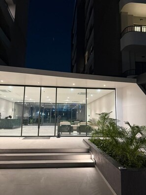 Entrada do alojamento