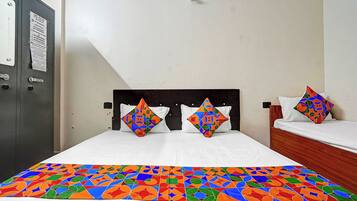 Lençóis de algodão egípcio, roupa de alta qualidade, cofre no quarto