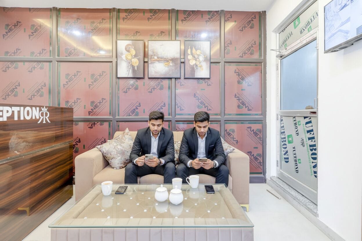 Sala de estar do lobby