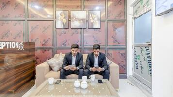 Sala de estar do lobby