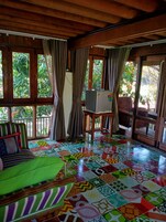 Casa, 2 quartos, fumadores, piscina privativa | Interior