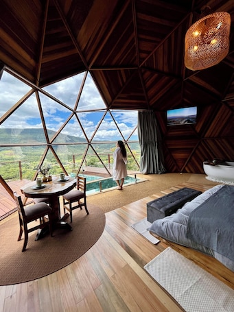 Sala de estar do lobby. Domo Malacara View