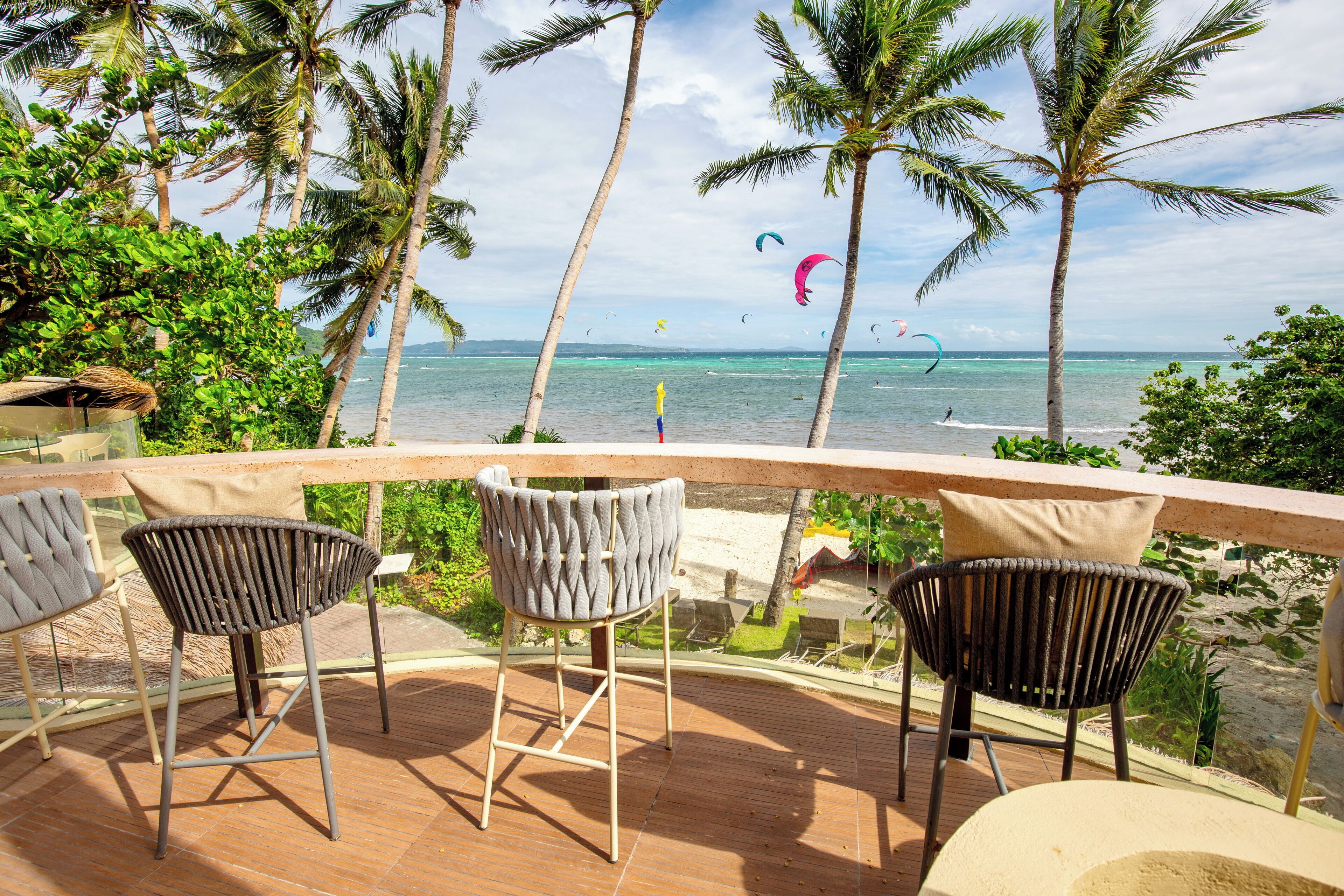 Área de estar no saguão