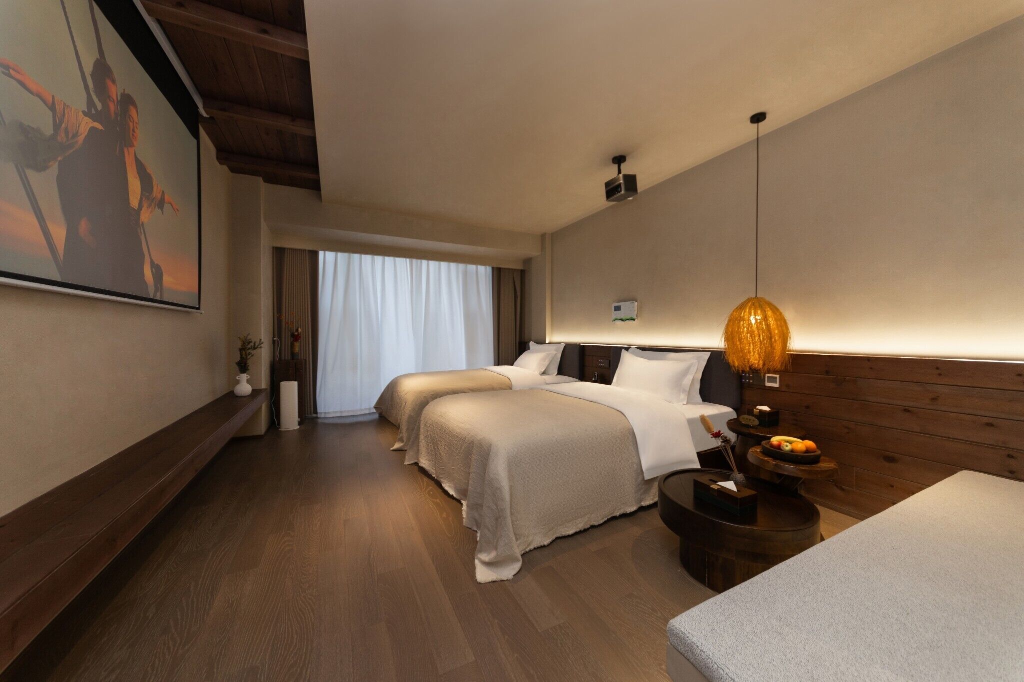 Quarto duplo conforto, varanda, vista para o jardim | Roupas de cama premium, individualmente decorados