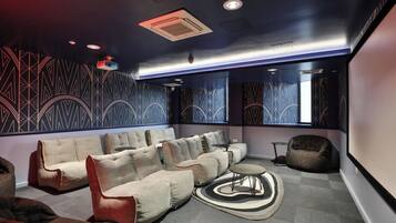 Área de estar no saguão