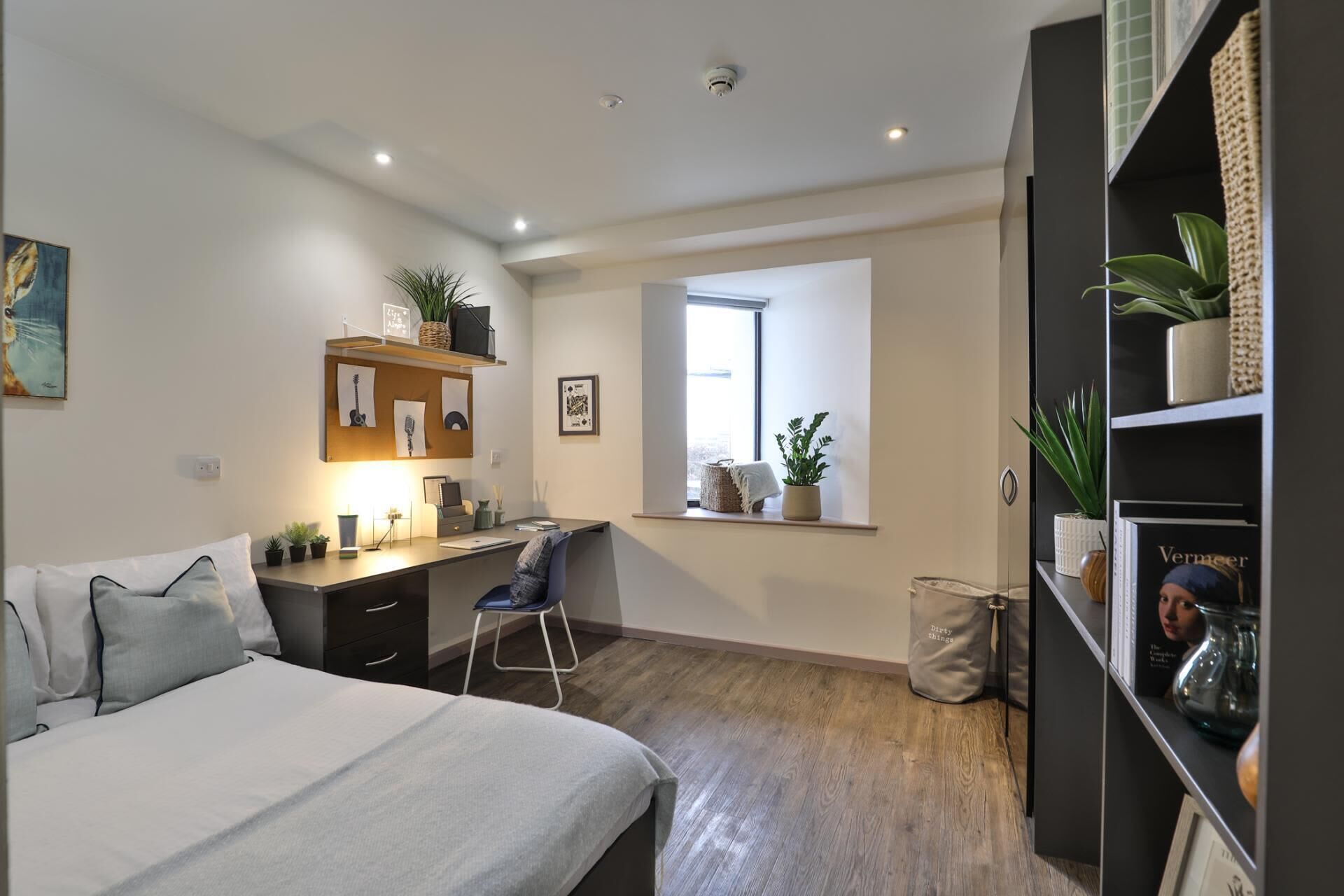 Estúdio, para não fumantes | Cortinas blackout, Wi-Fi de cortesia