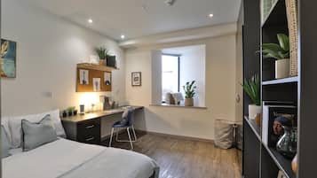 Estúdio, para não fumantes | Cortinas blackout, Wi-Fi de cortesia