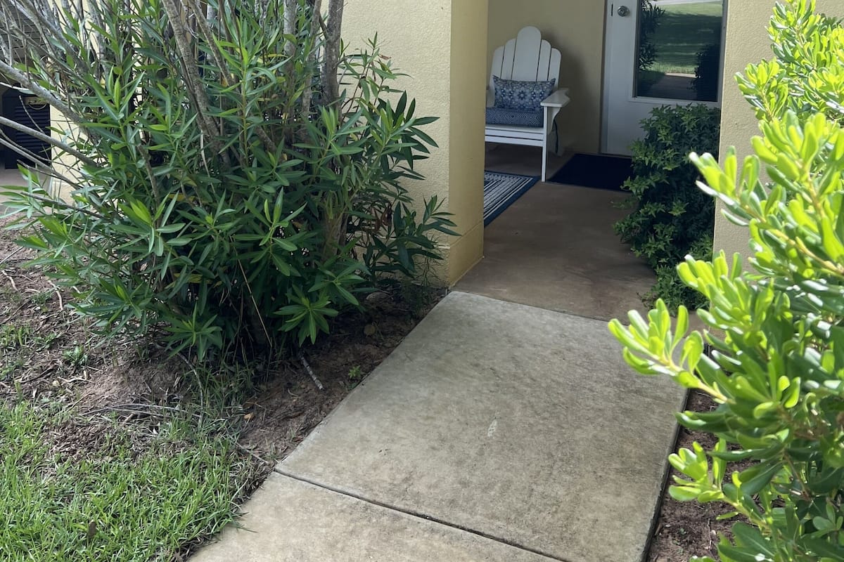 Villa Cidade, casa de banho anexa, vista para o campo de golfe | Terraço/pátio interior