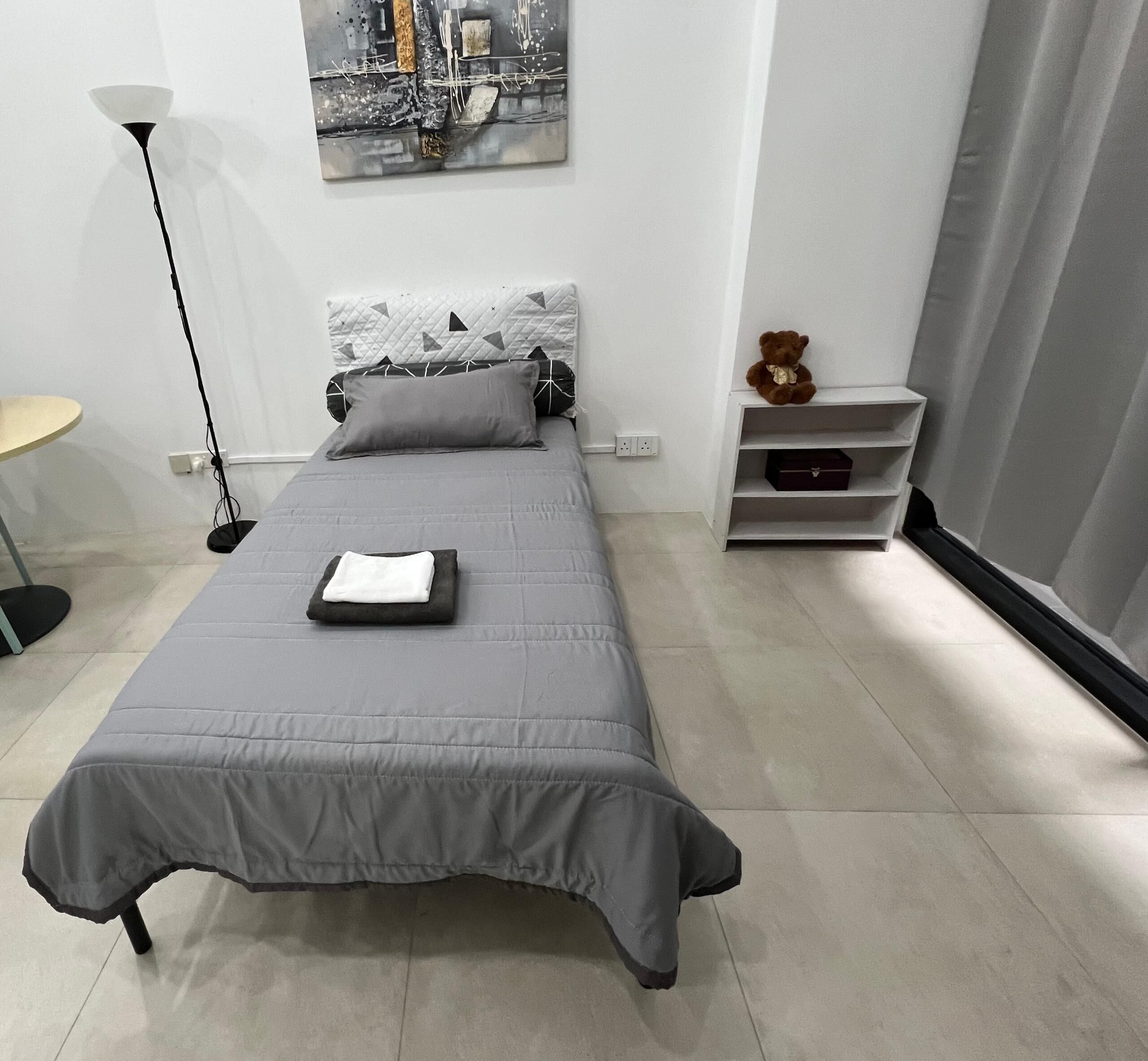 Estúdio família, cozinha americana, vista para o jardim | Frigobar, individualmente decorados, individualmente mobiliados