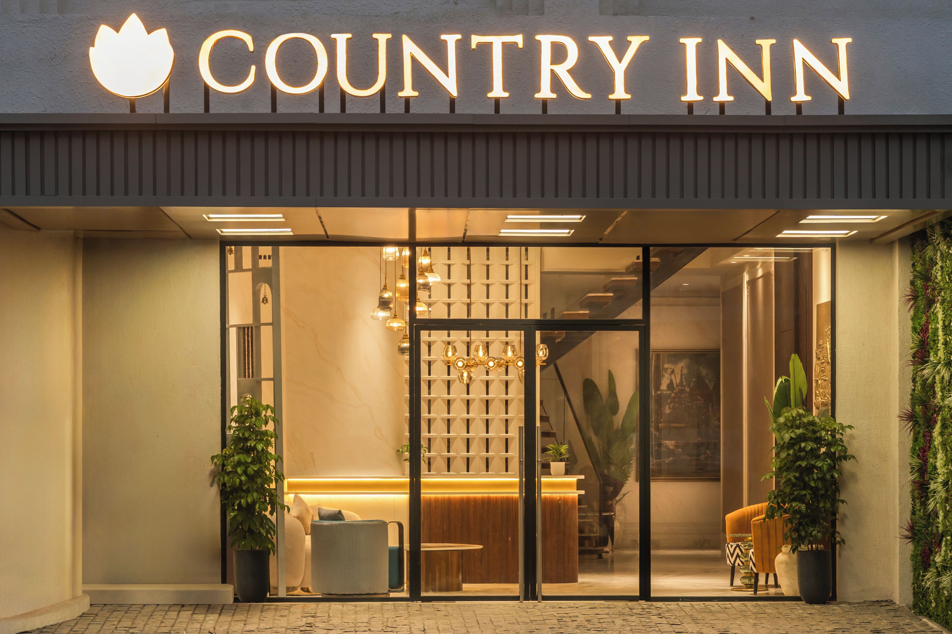 Entrada do alojamento