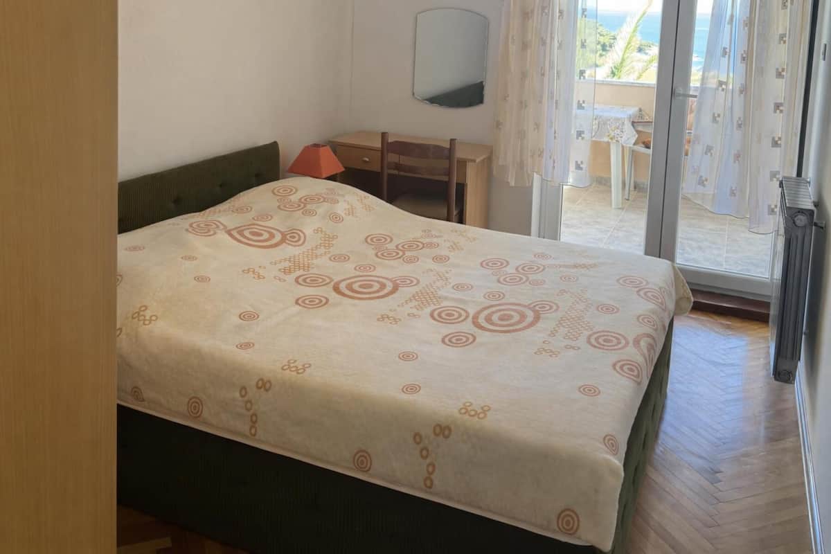 Apartamento Familiar, vários quartos (Amalija Sea View Apartment 3) | 1 quarto, Wi-fi grátis, roupa de cama fornecida